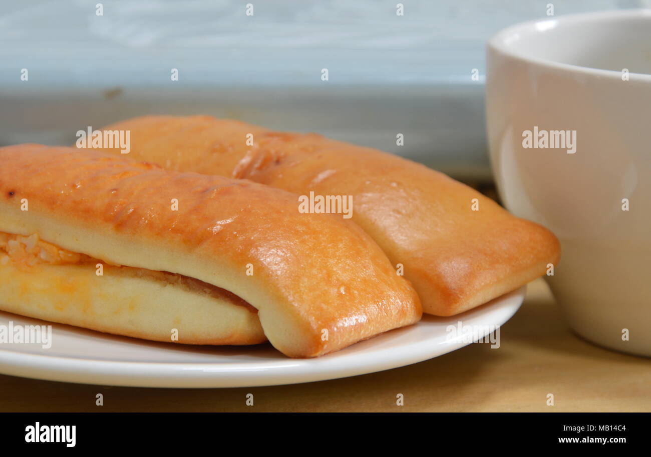 bread stick and coffee cup Stock Photo - Alamy