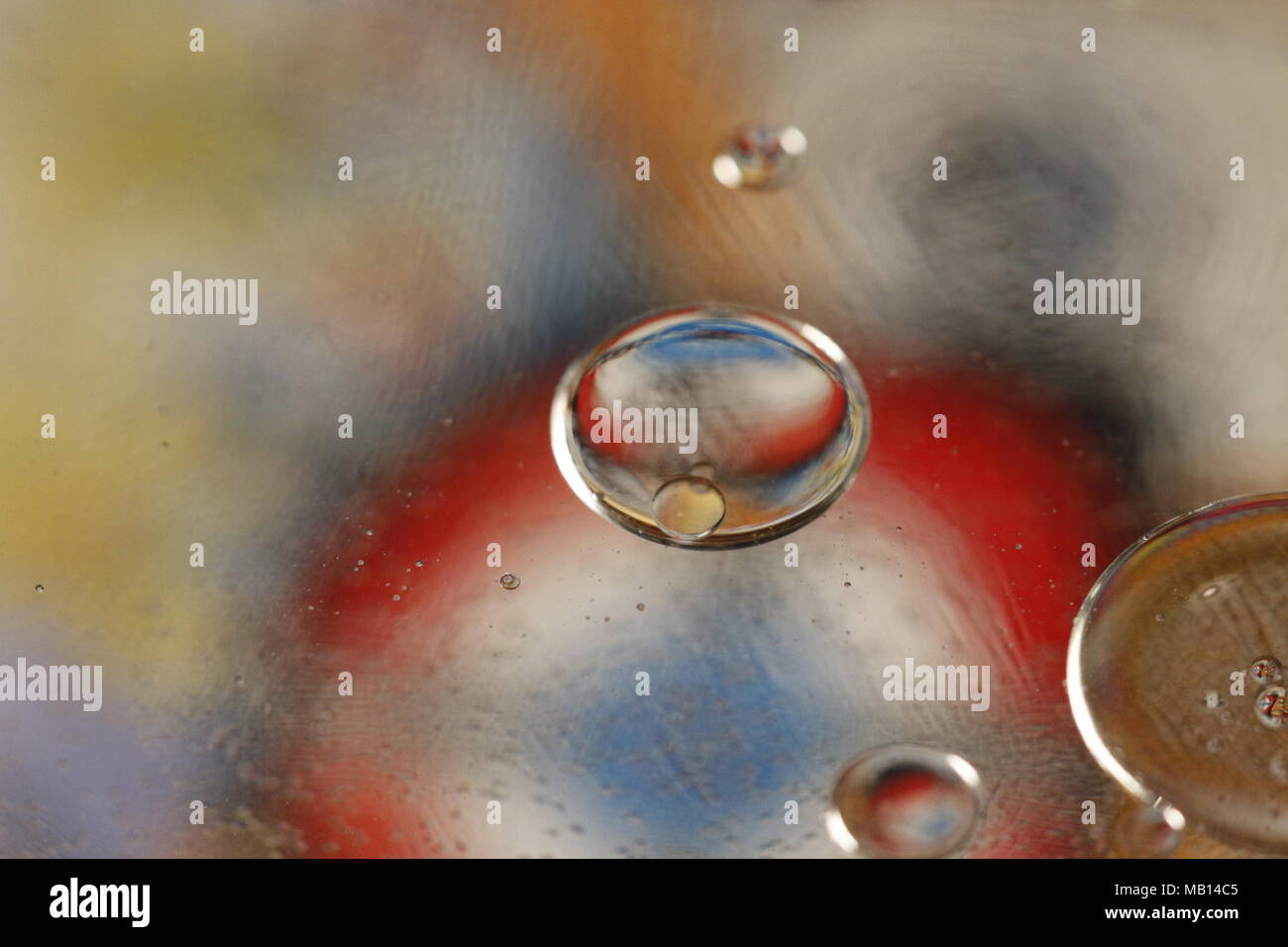 Colorful oil bubbles Stock Photo - Alamy