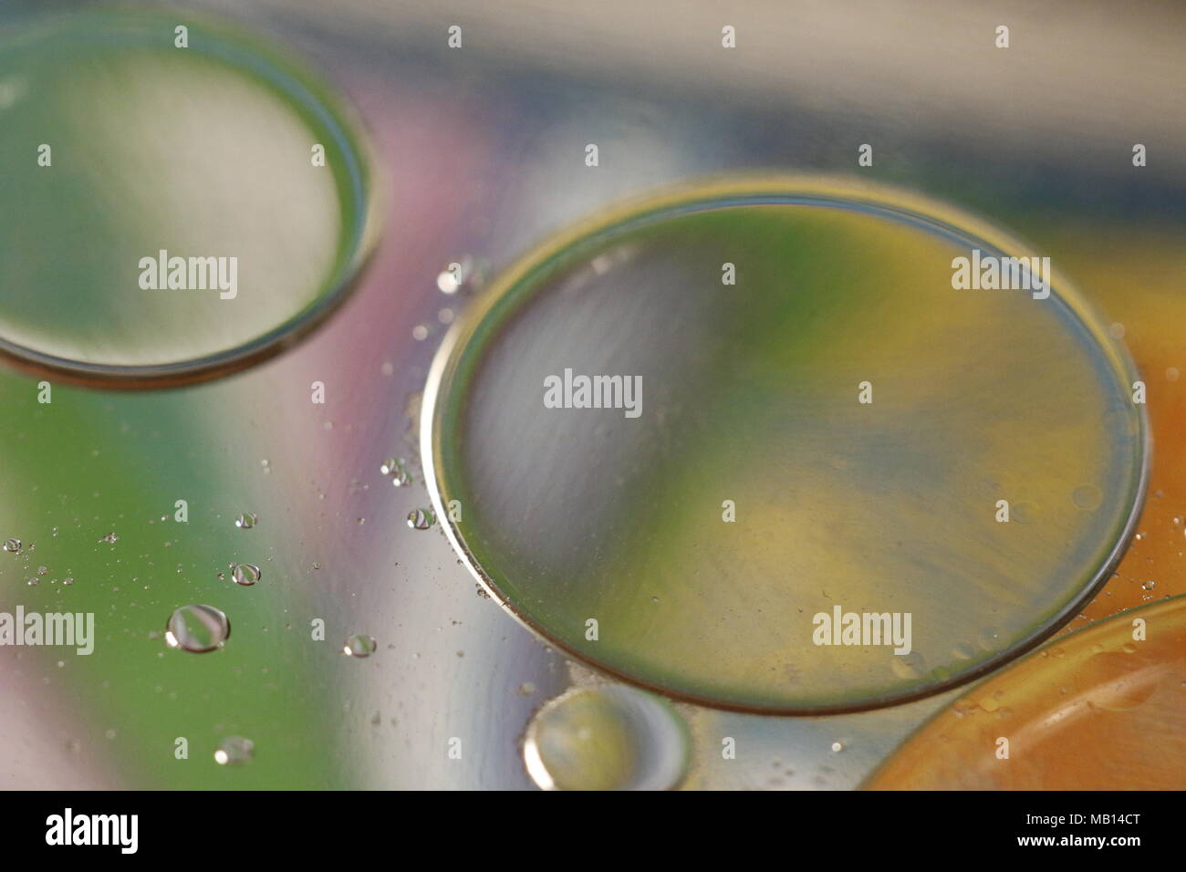 Colorful oil bubbles Stock Photo - Alamy