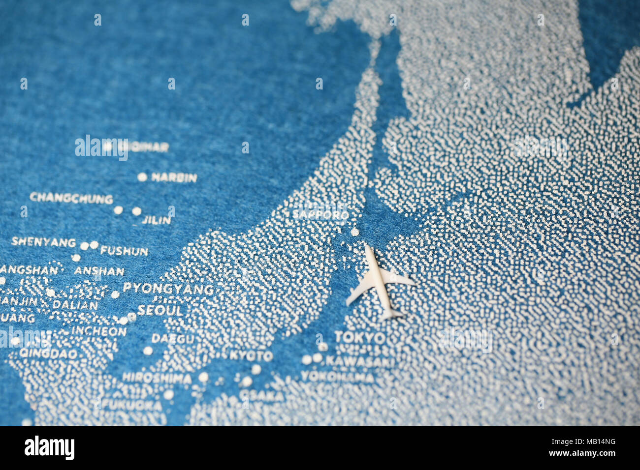 map and pin japan Stock Photo - Alamy