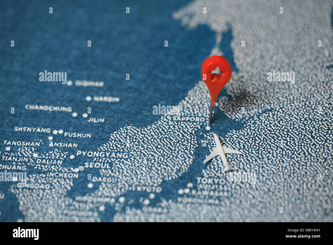 Sapporo map hi-res stock photography and images - Alamy