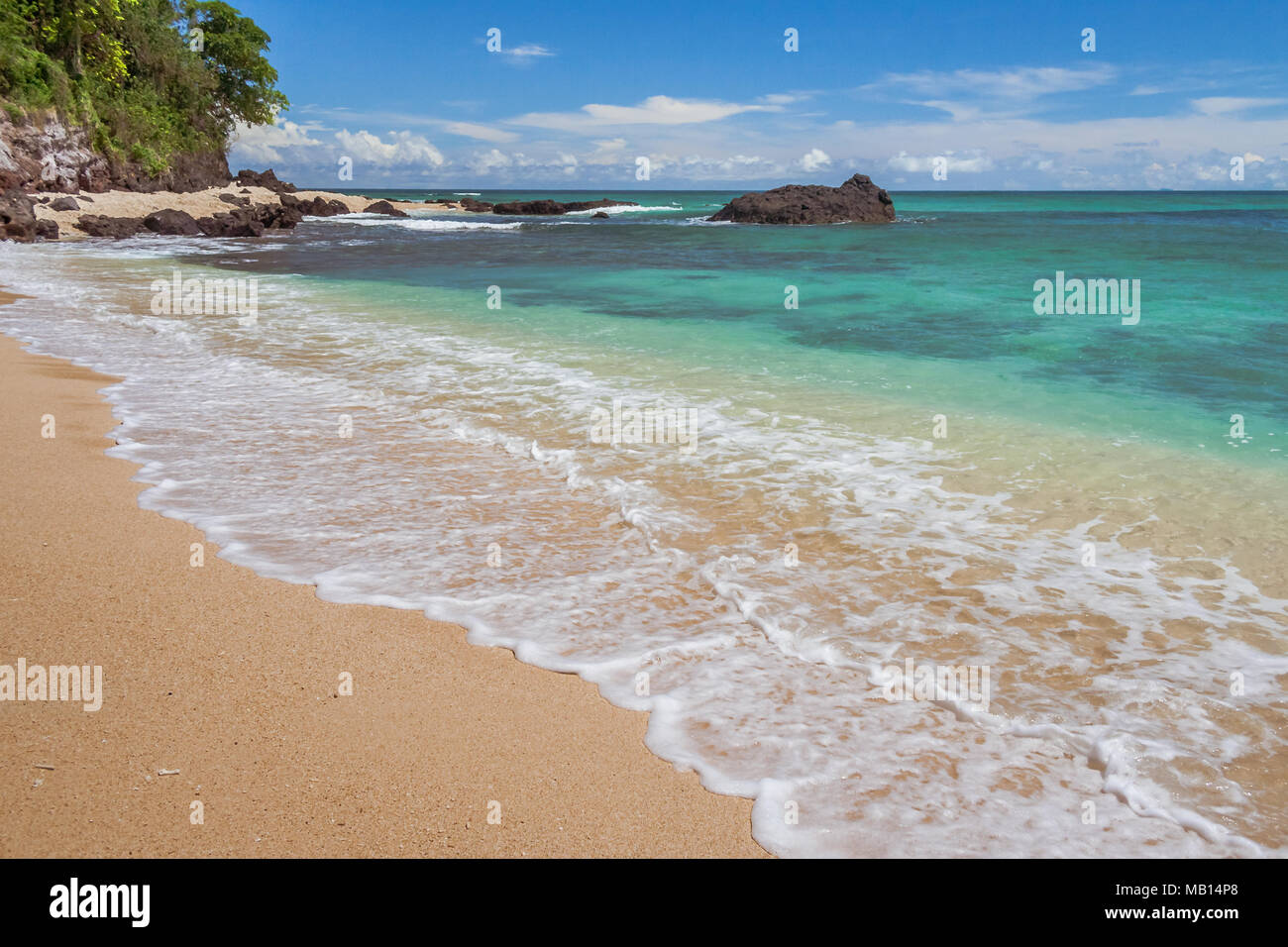 Tropical beach to Nosy Fanihy near Nosy Be, Madagascar Stock Photo - Alamy