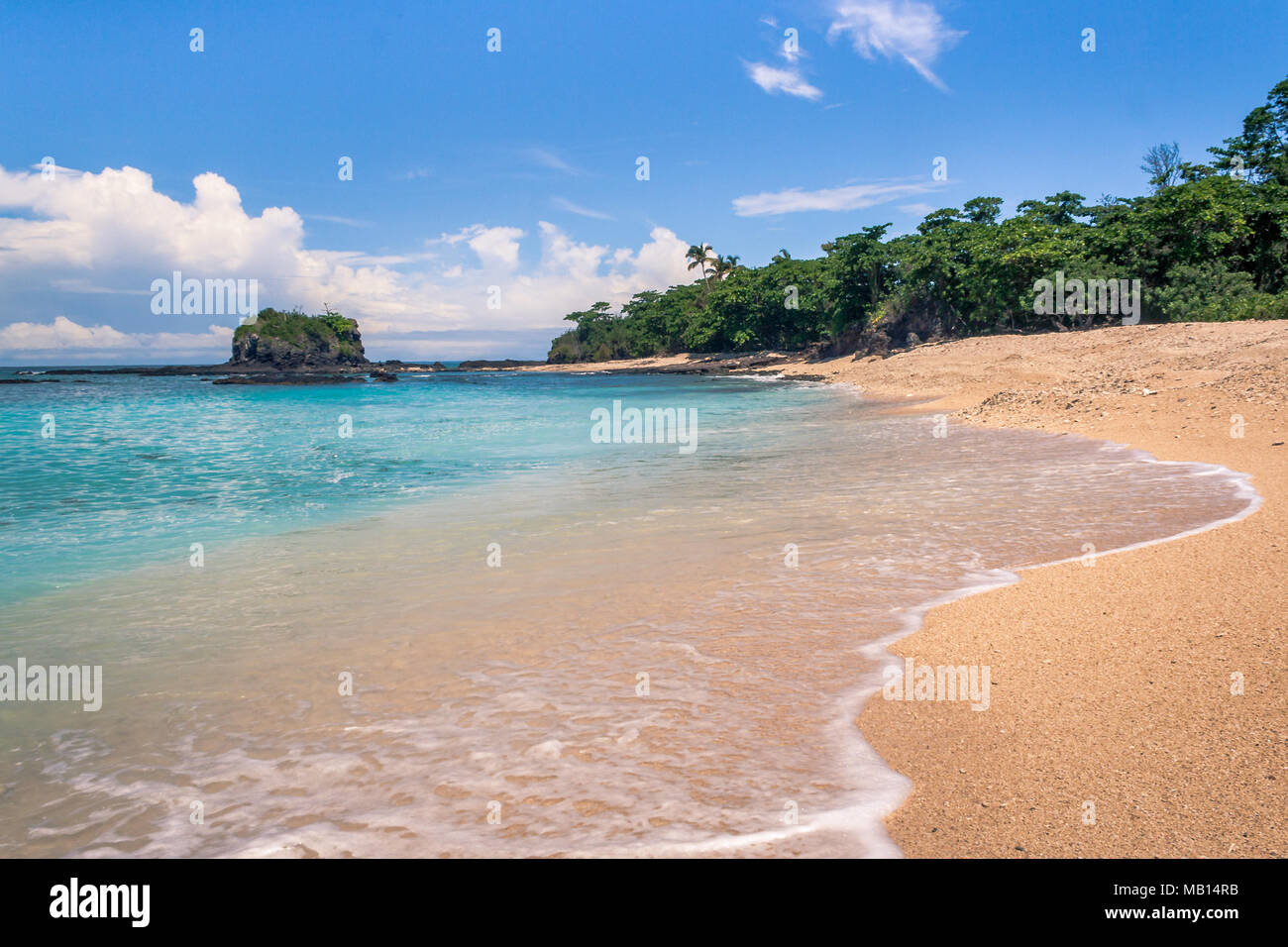 Tropical beach to Nosy Fanihy (Nosy Be), Madagascar Stock Photo - Alamy