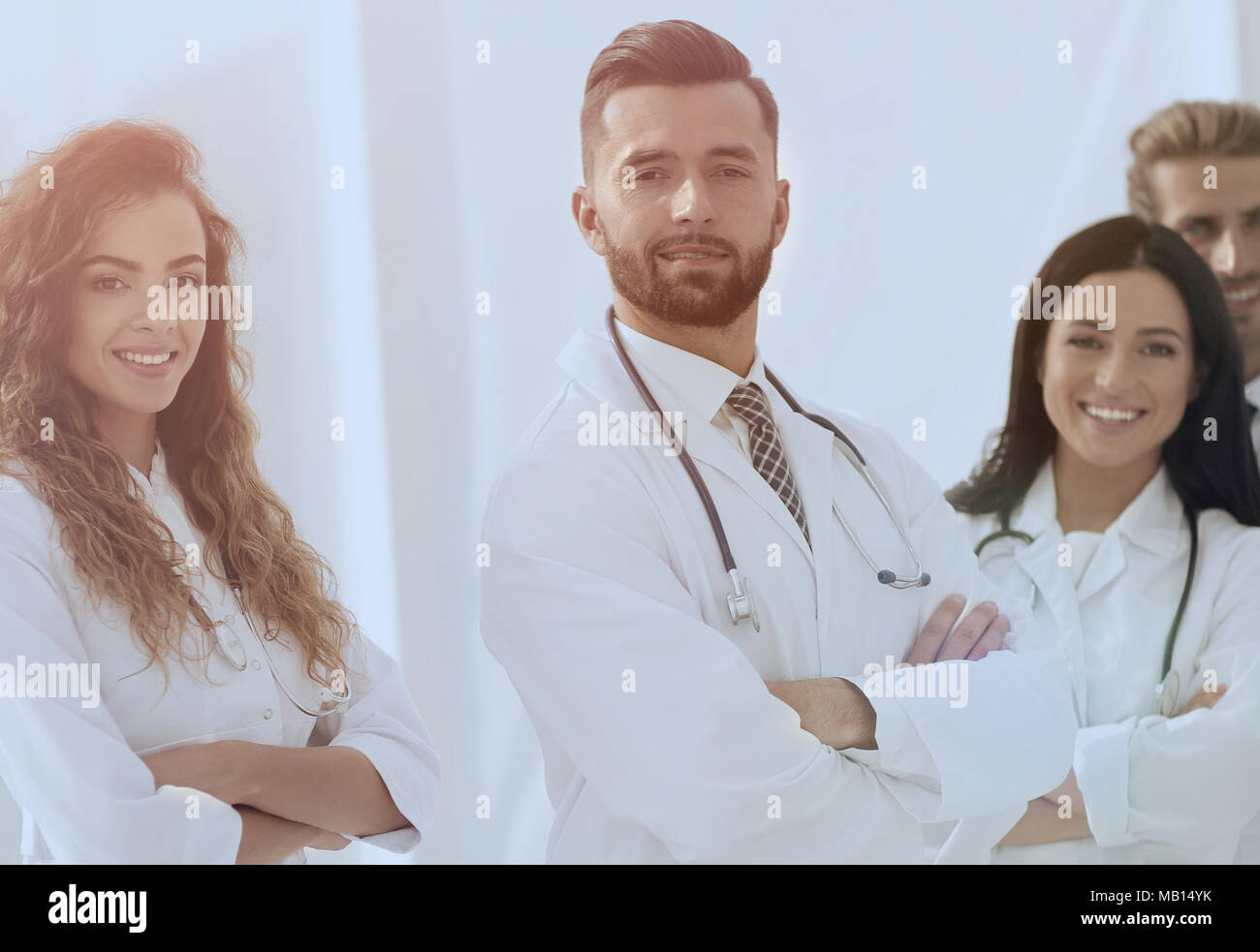 closeup.a group of doctors Stock Photo - Alamy