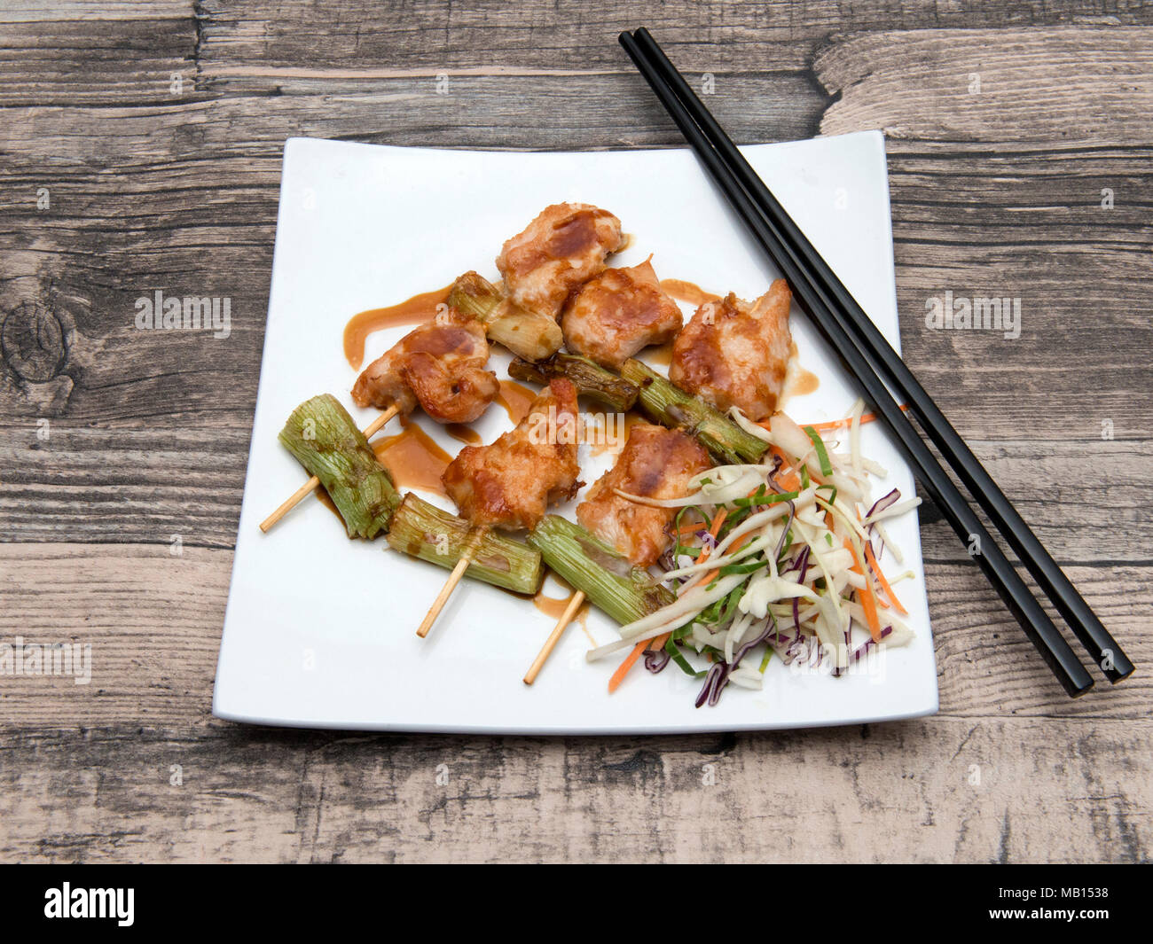 Japanese food, Yakitori Chicken Stock Photo - Alamy