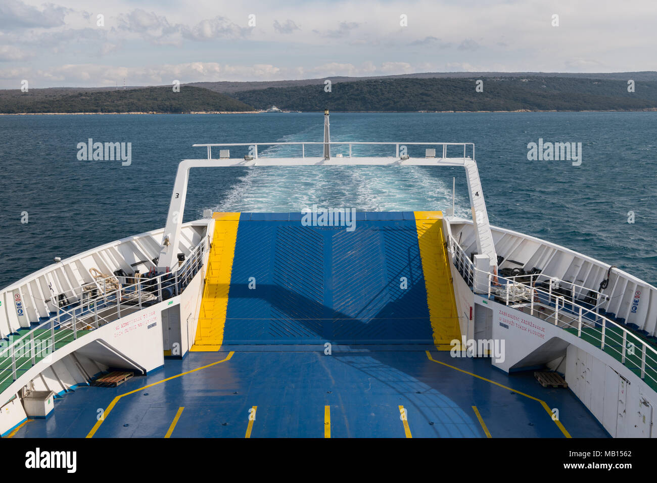 Car ferry rear view hi-res stock photography and images - Alamy