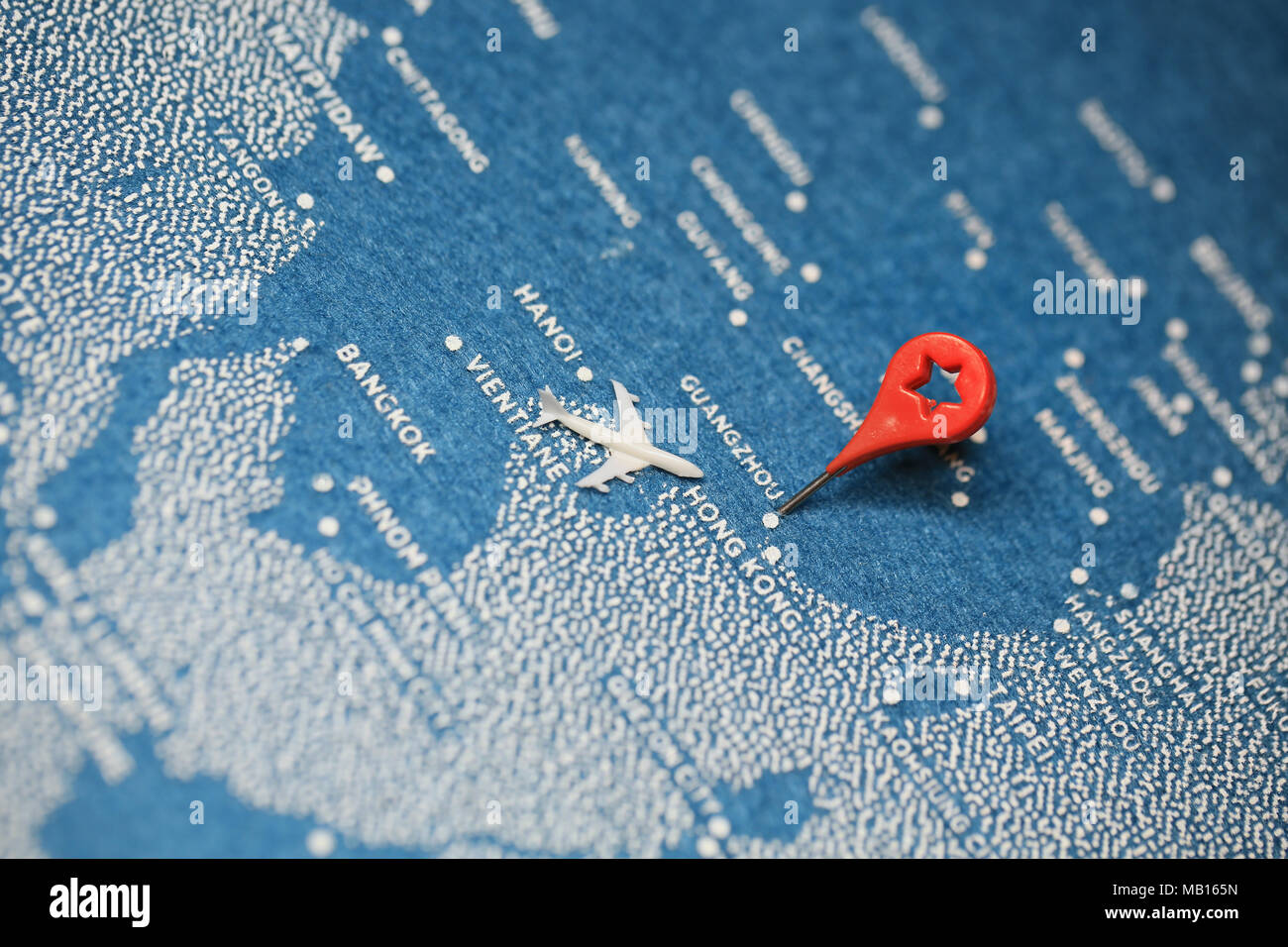 map and pin Stock Photo - Alamy