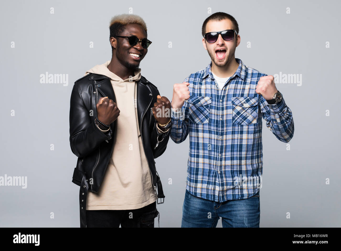 Two male models hi-res stock photography and images - Alamy