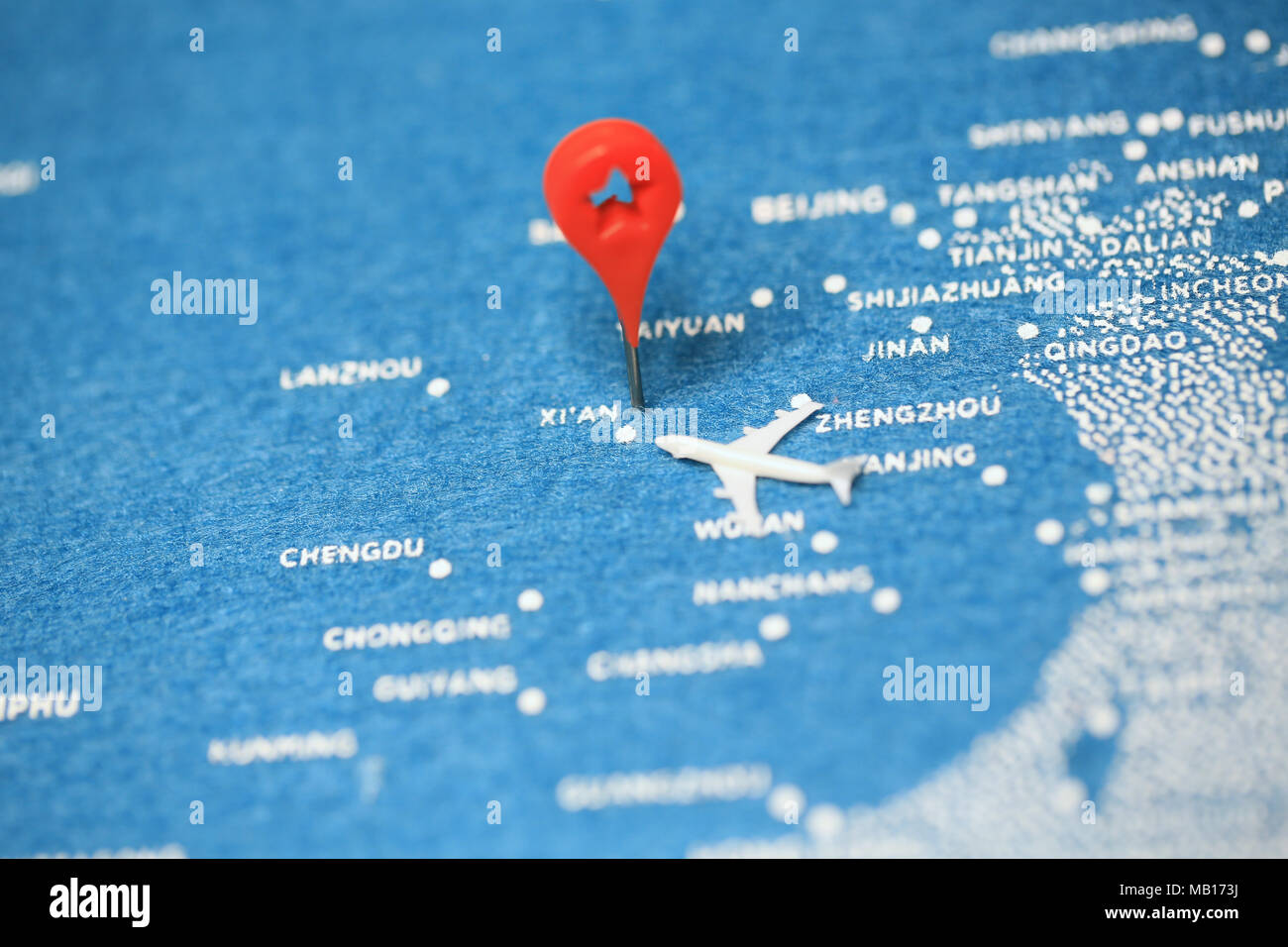 map and pin Stock Photo - Alamy