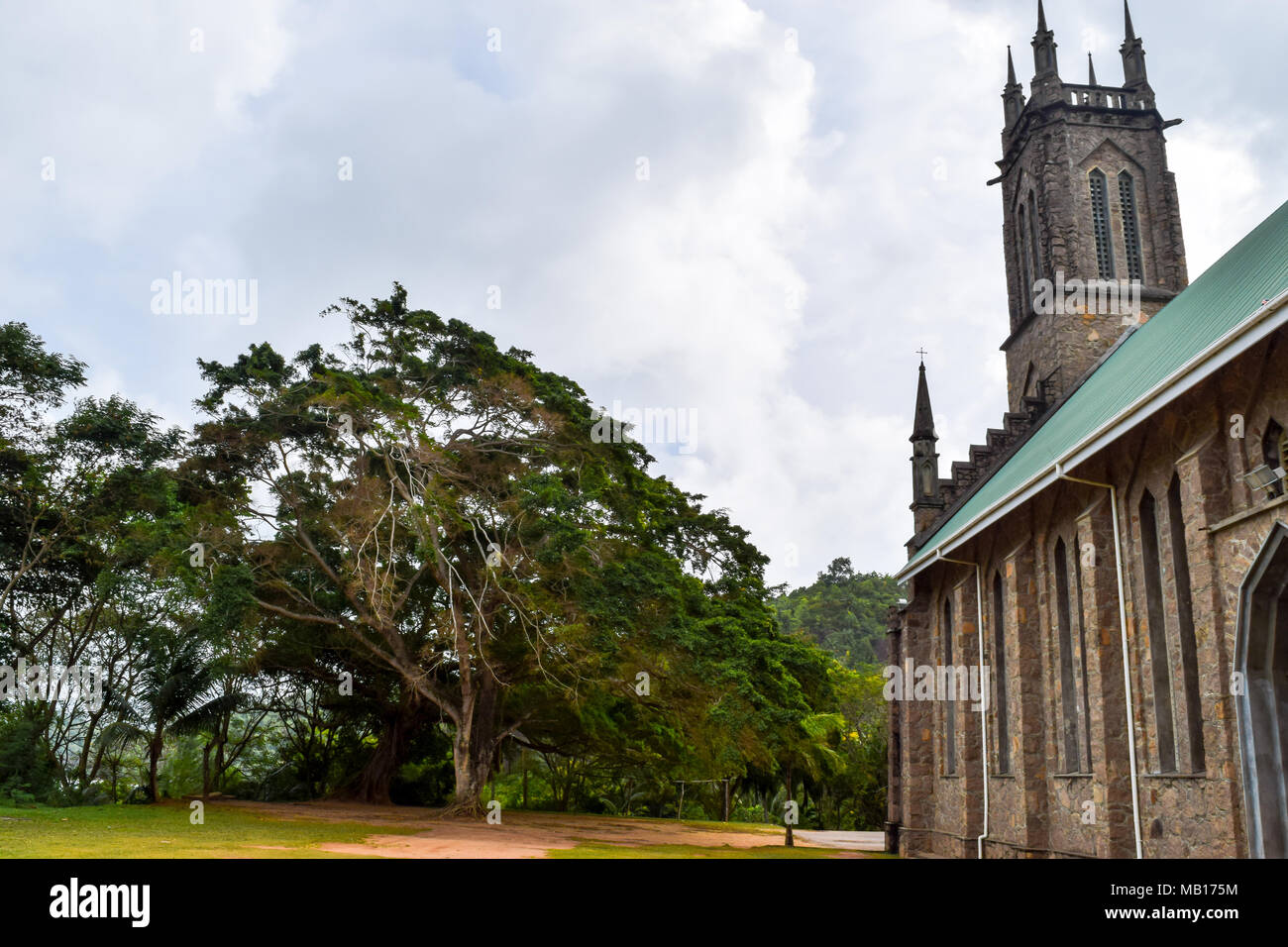 Seychelles, Mahe - 19 June 2016. St. Francis of Assisi Church, Baie ...