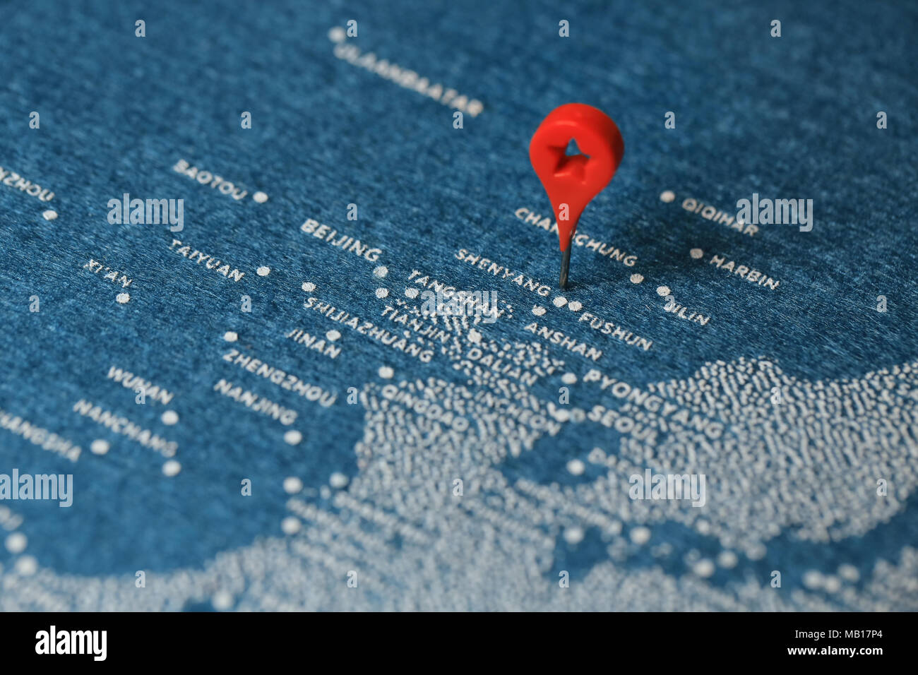 map and pin Stock Photo - Alamy