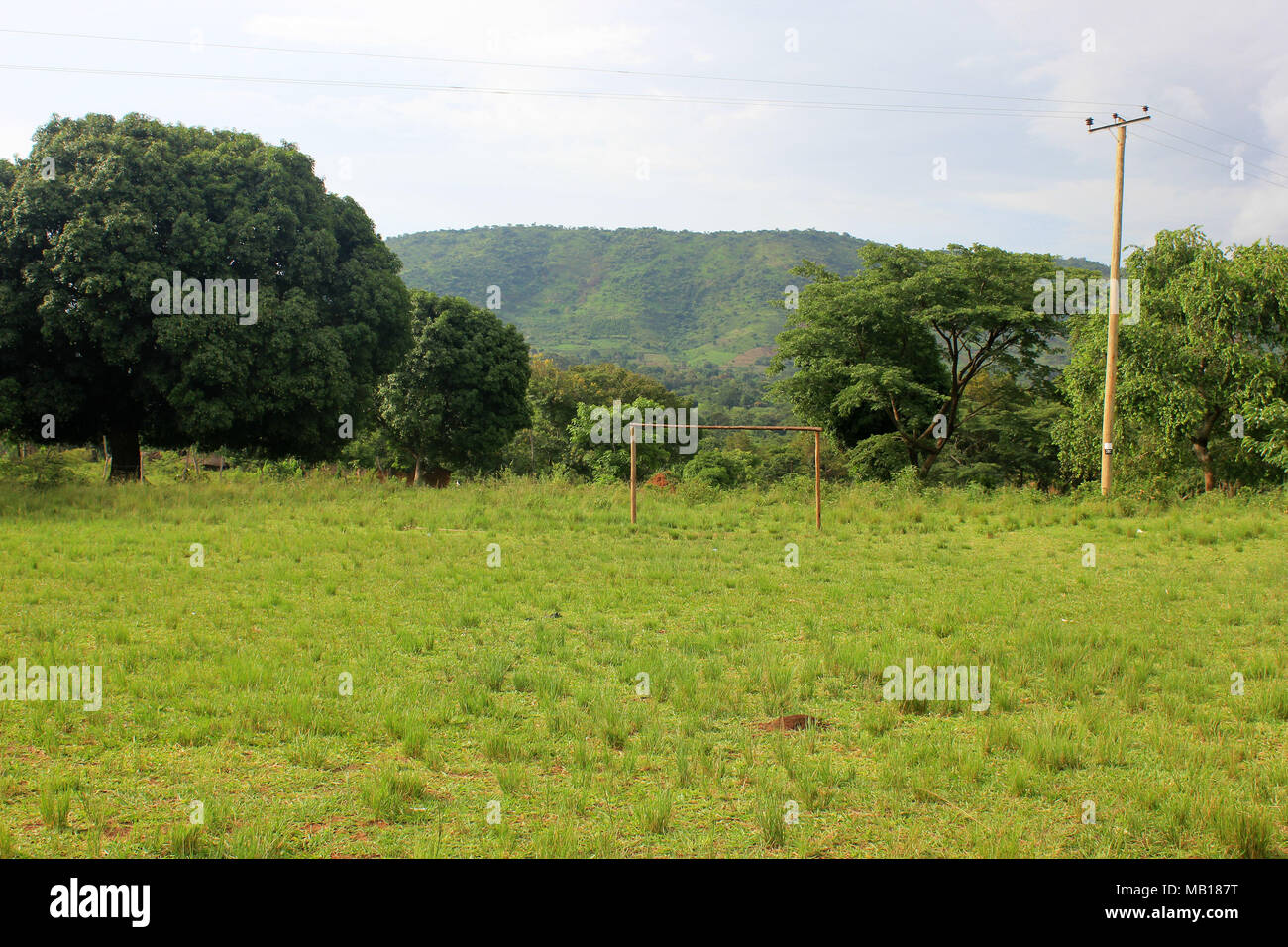 Clouds hang over rolling hills in Tororo district in eatern Uganda ...