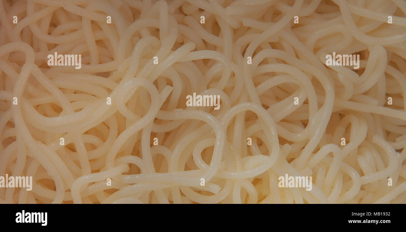 boiled and cooked pasta background, Italian food Stock Photo - Alamy