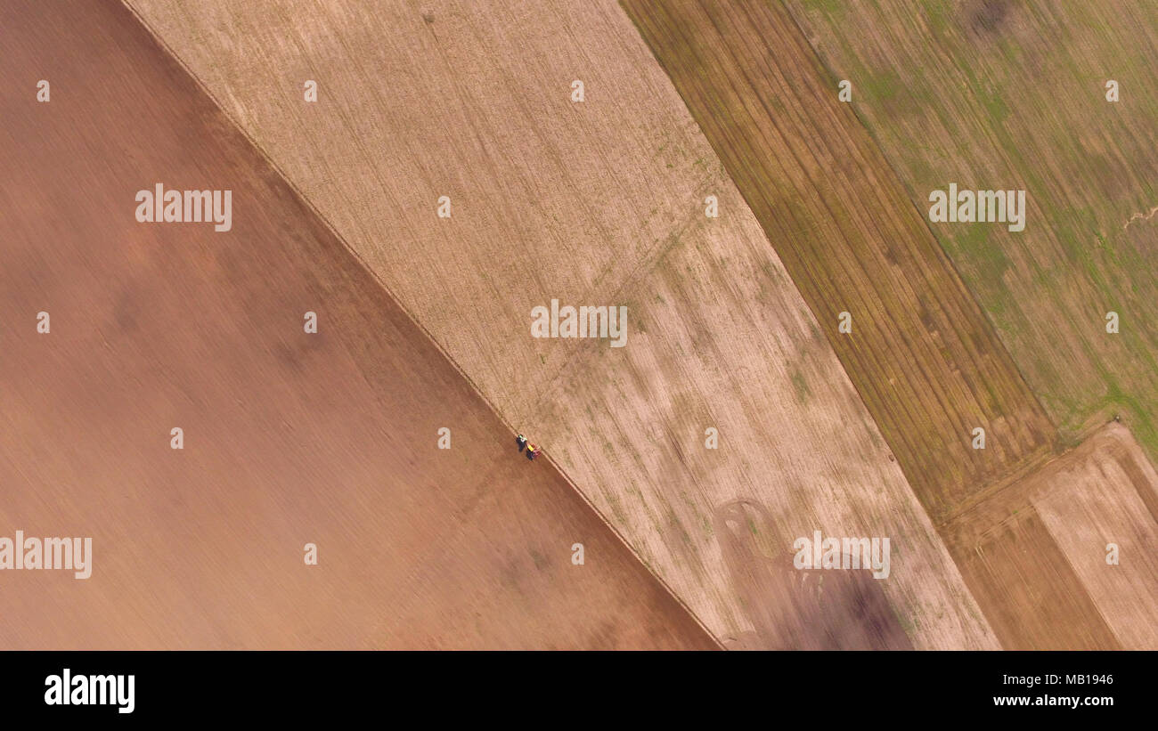 Fields from above Stock Photo - Alamy