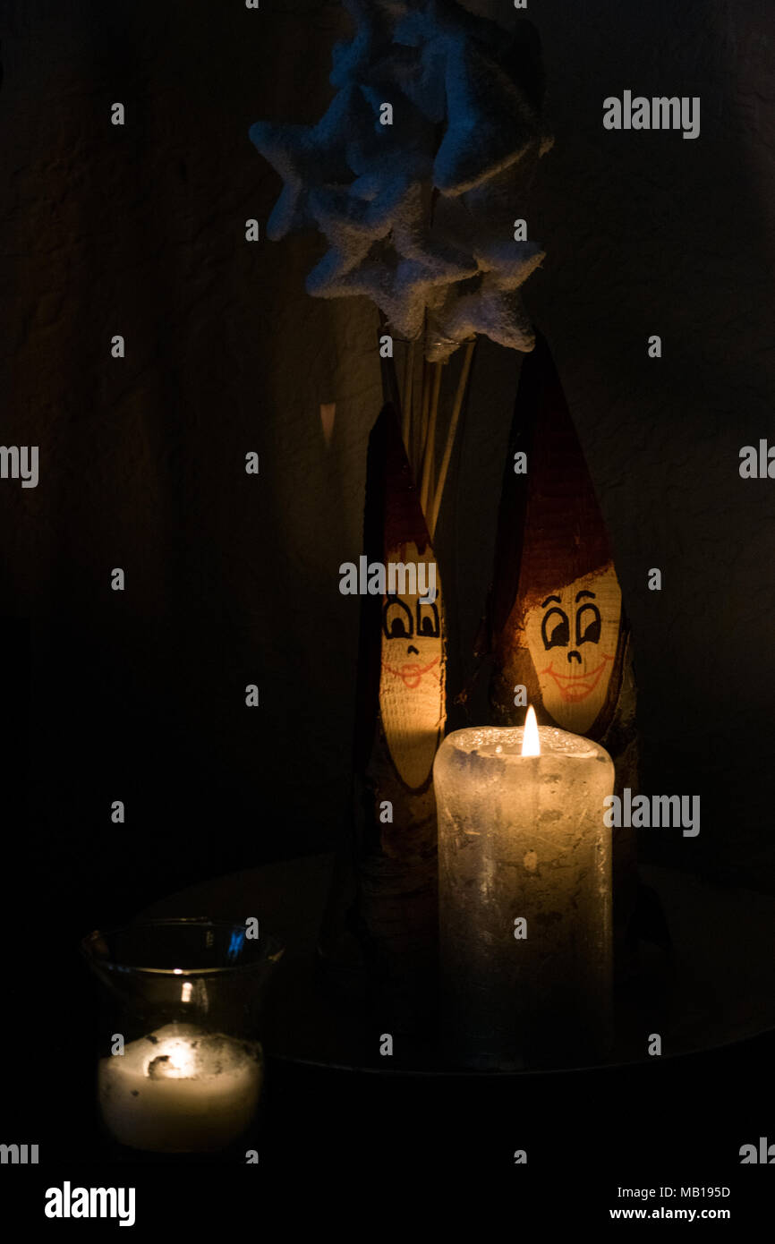 Candle light christmas decoration hi-res stock photography and images ...