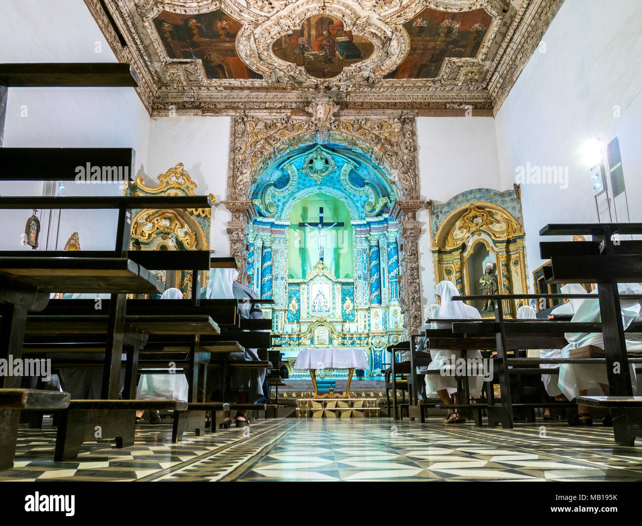 The Baroque architecture of catholic churches in Olinda, Pernambuco ...