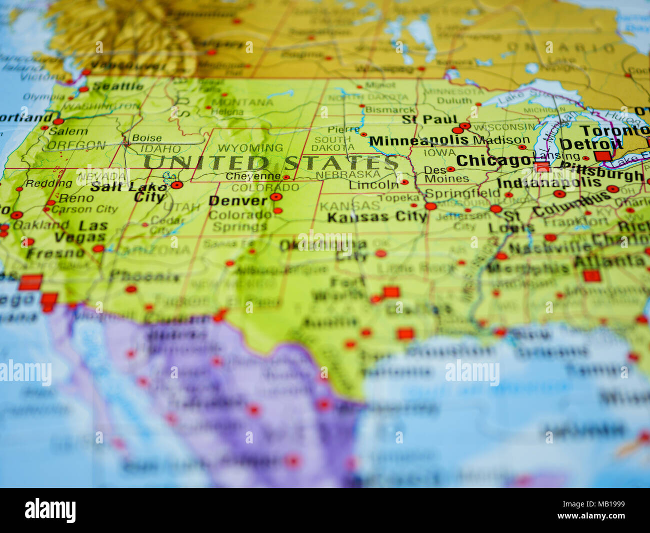 America Map Latitude And Longitude - United States Map