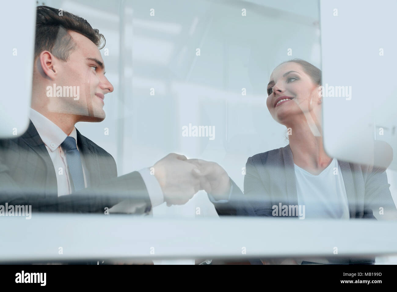 concept of partnership. handshake business partners.photo with copy ...