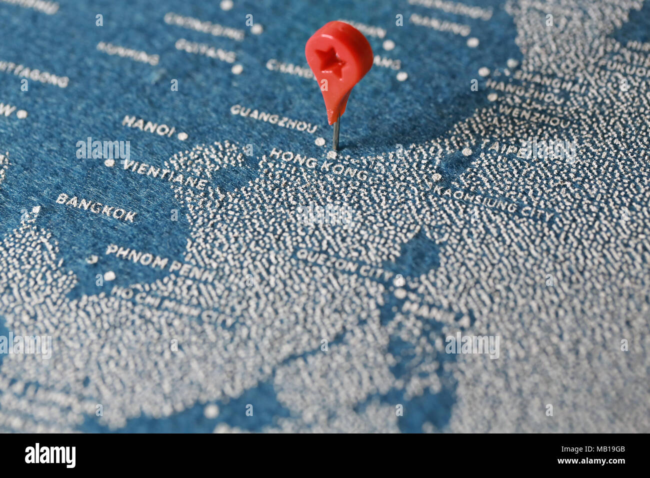 map and pin Stock Photo - Alamy