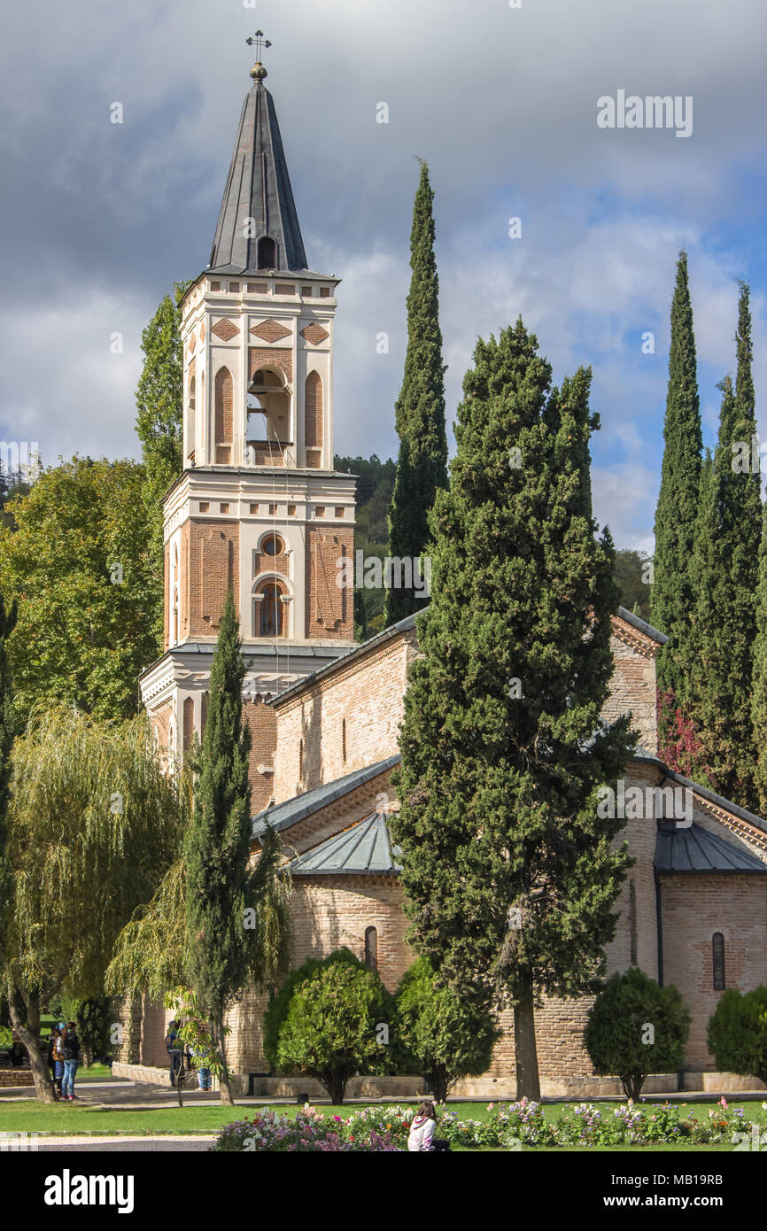 Nino's tomb at Monastery of Saint Nino at Bodbe, Georgia Stock Photo ...