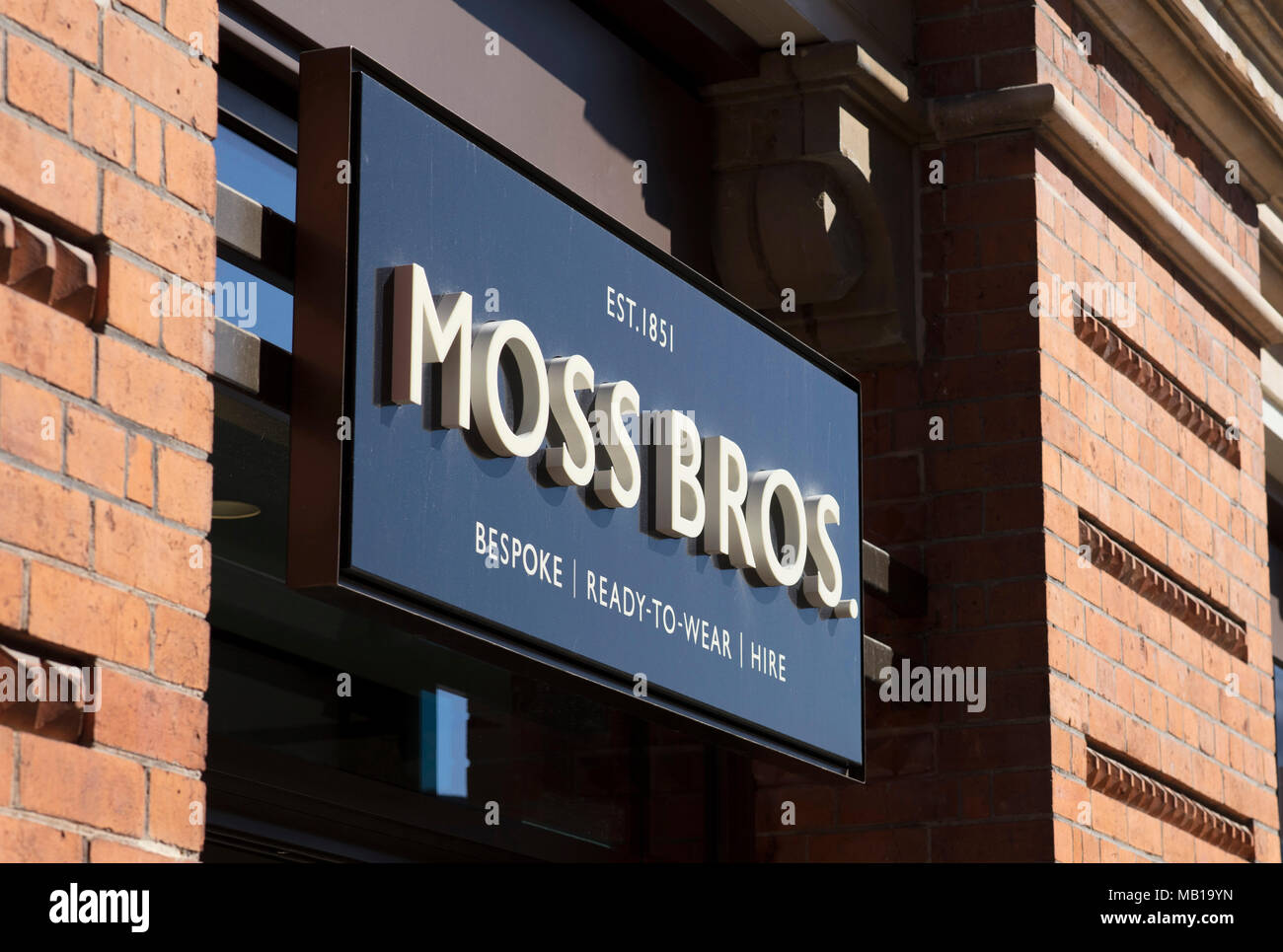 Moss bros logo hi-res stock photography and images - Alamy
