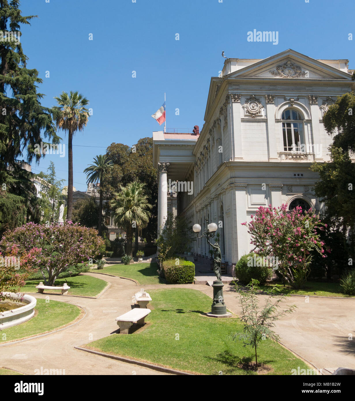 Imposing Seat of Santiago of the National Congress of Chile, in the ...