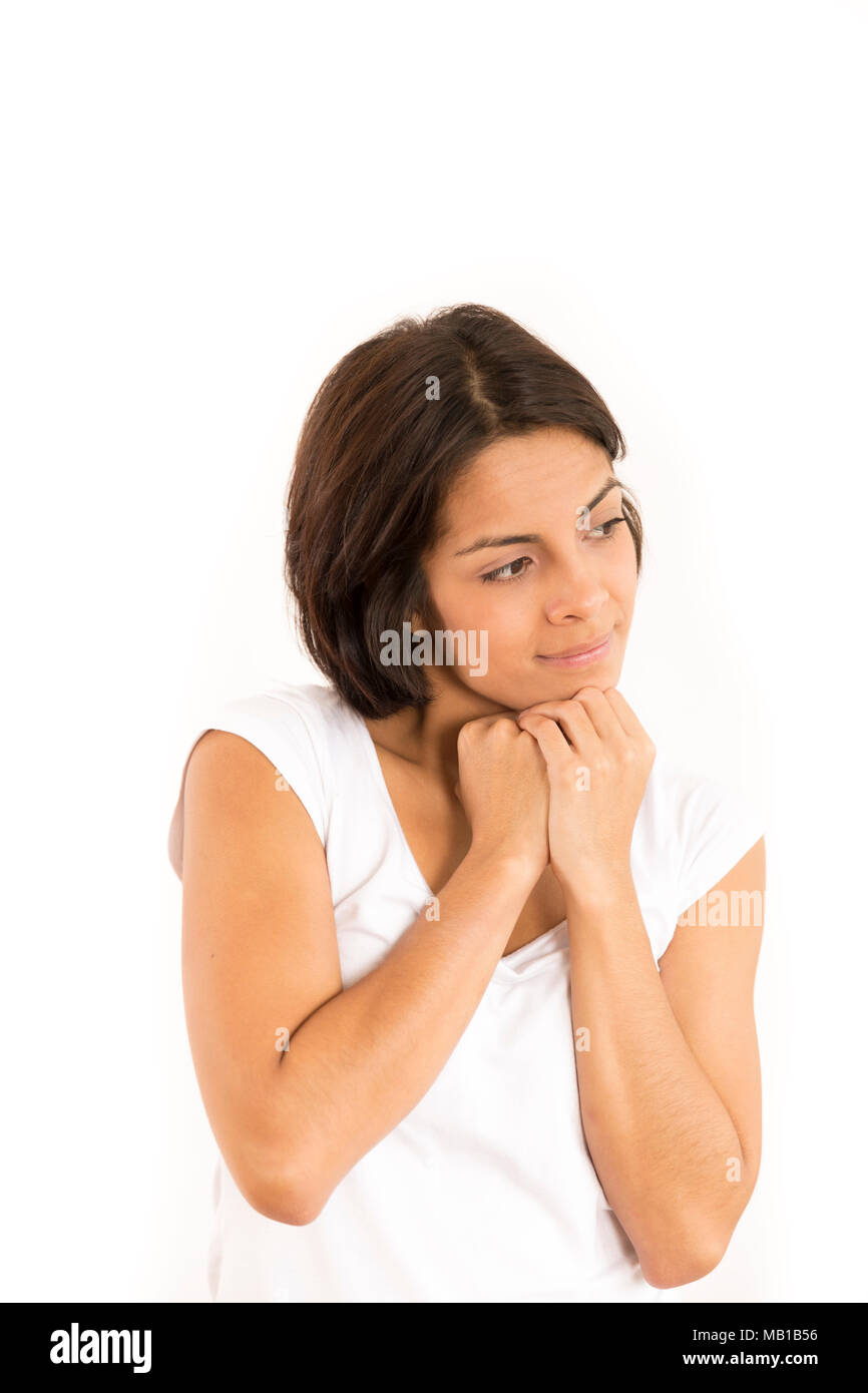 Indian woman fear scared hi-res stock photography and images - Alamy