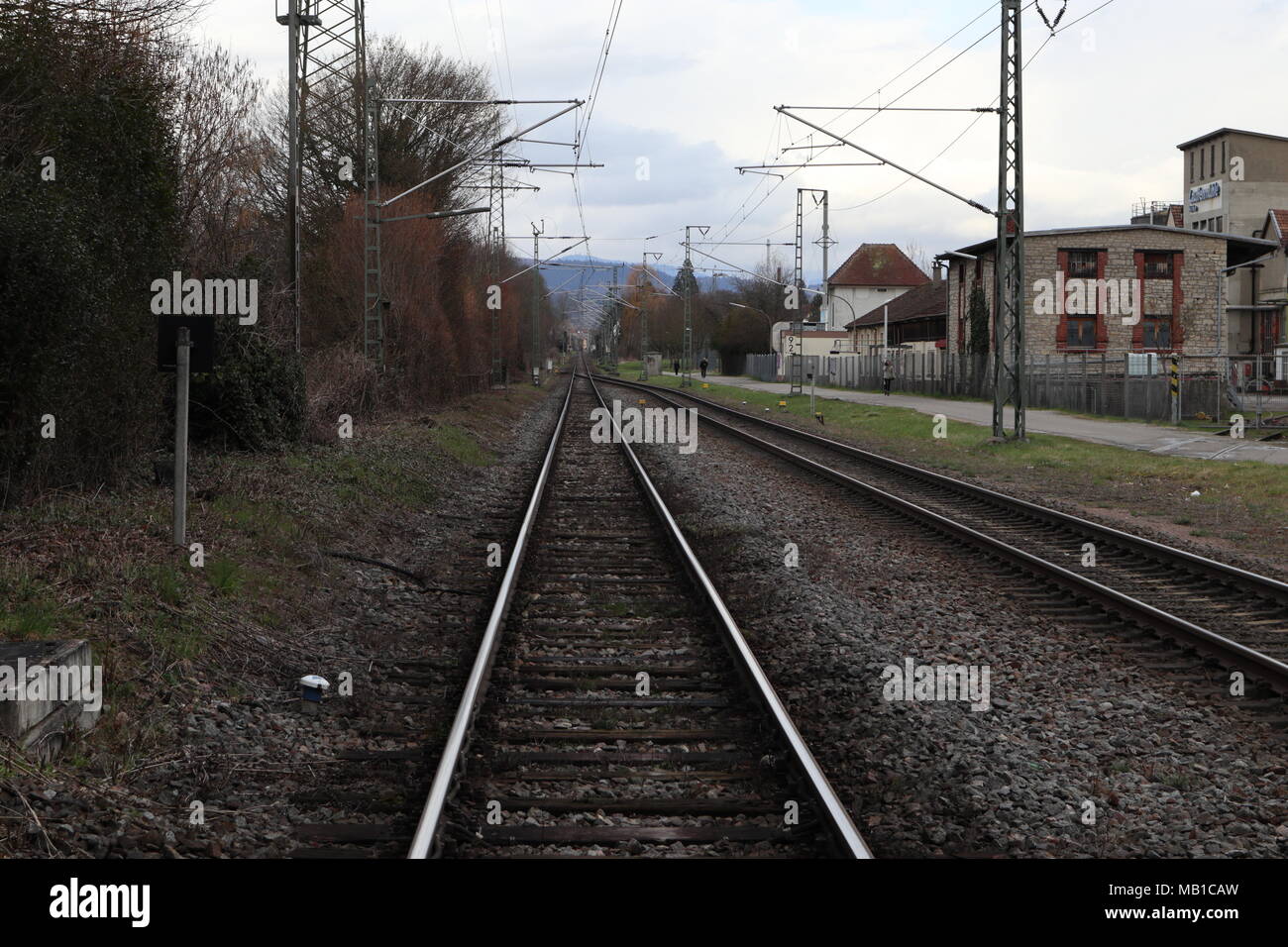 Railway tracks in germany hi-res stock photography and images - Alamy