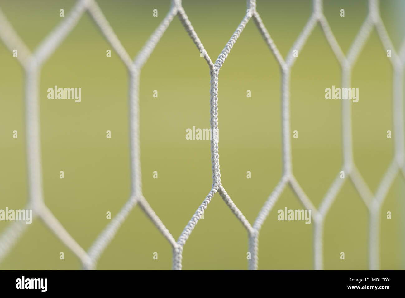 Soccer or Football Net Background - View From Behind the Goal With ...