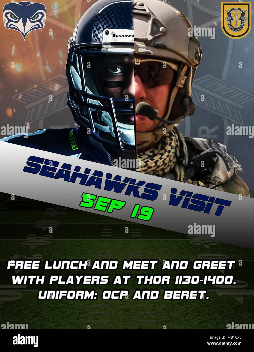 This graphic was created to inform 1SFG(A) personnel of the unique ...