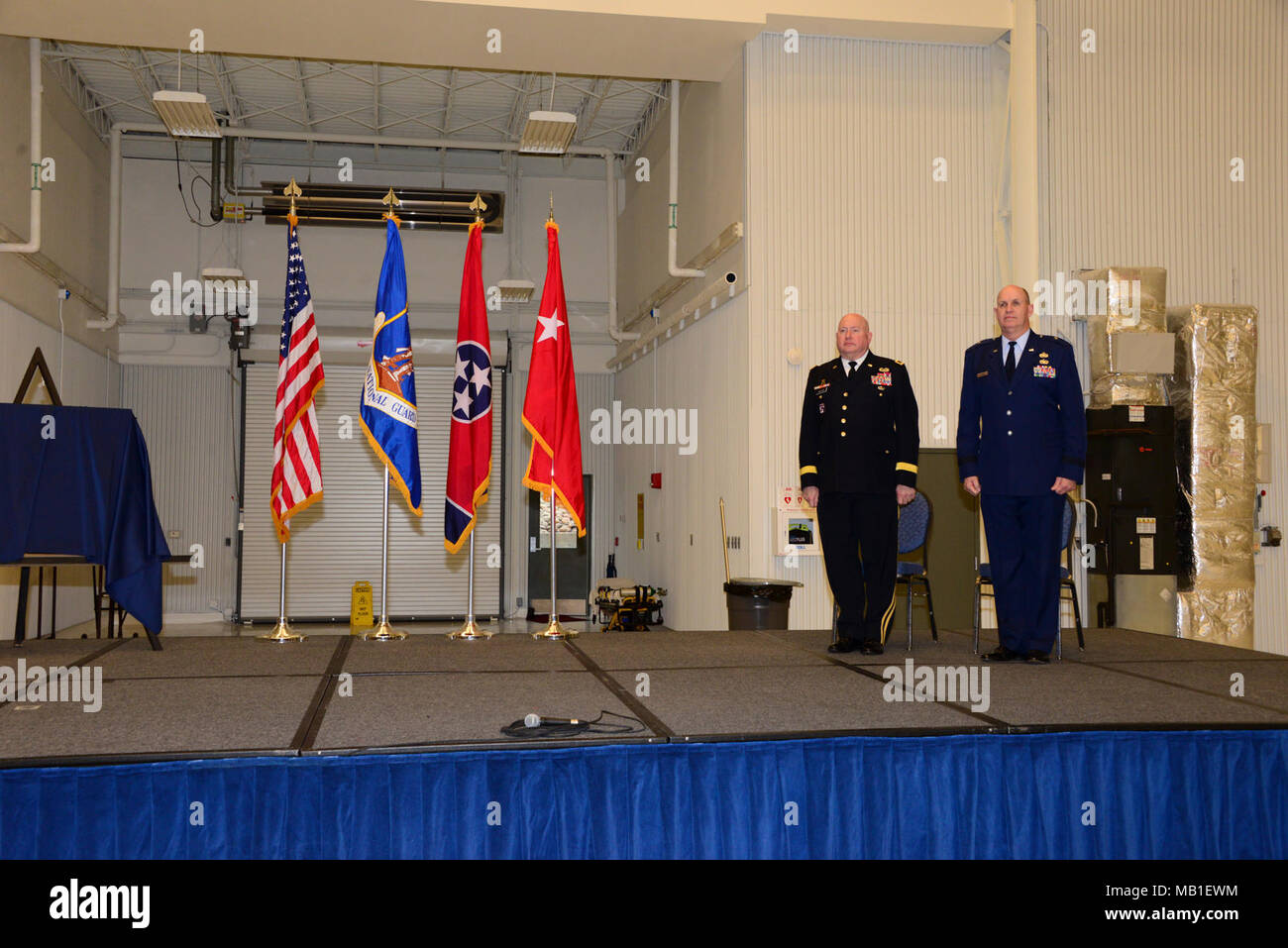 Maj. Gen. Max Haston, Adjutant Gen., Tenn. (Army) and Brig. Gen. Donald ...