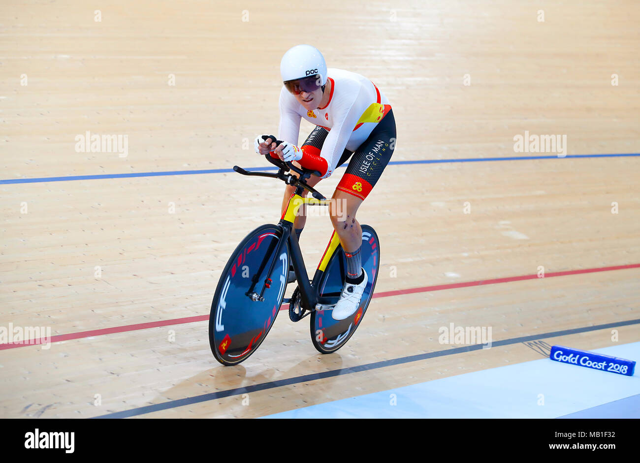 Isle of Man's Matthew Draper competes in the Men's 4000m Individual ...