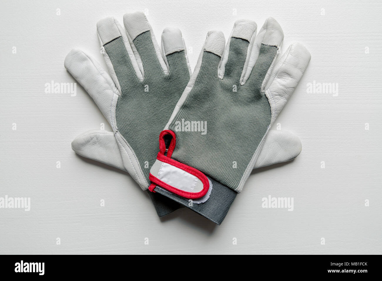 Working men's construction gloves isolated on white background Stock ...