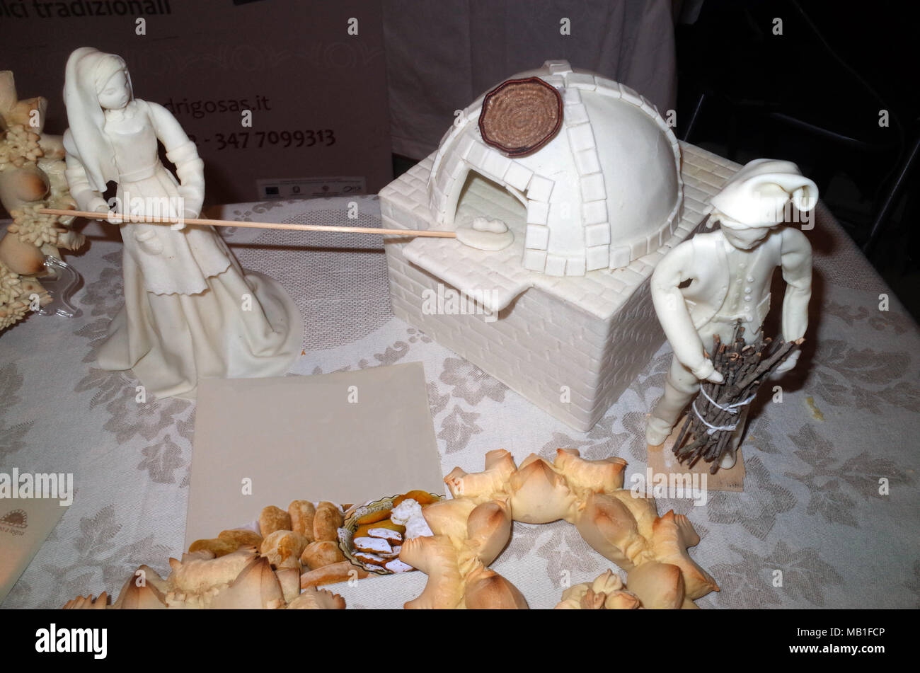 Traditional artistic bread of Sardinia, Italy Stock Photo - Alamy