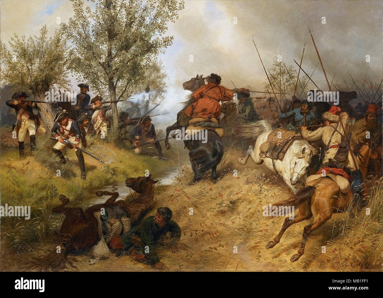 Prussian infantry hi-res stock photography and images - Alamy