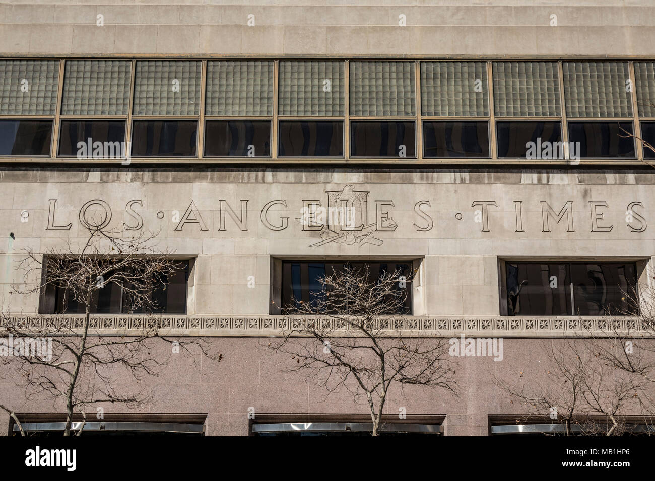 The Los Angeles Times Building, Los Angeles, California, USA Stock Photo - Alamy