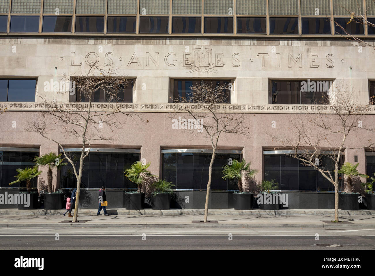 The Los Angeles Times Building, Los Angeles, California, USA Stock Photo - Alamy