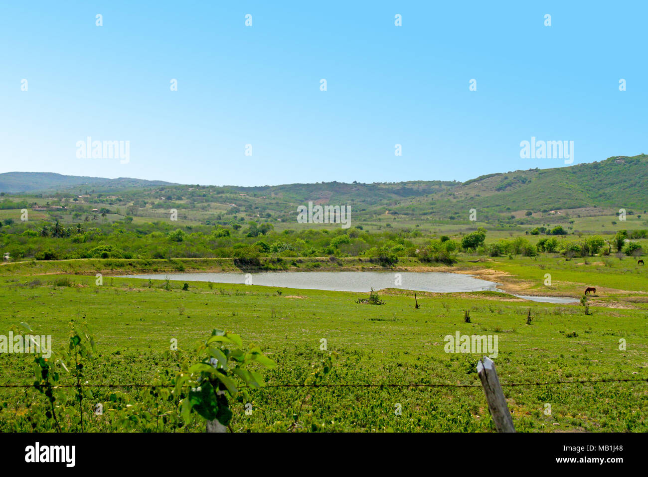Water reservatory, Araruna, Paraiba, Brazil Stock Photo - Alamy