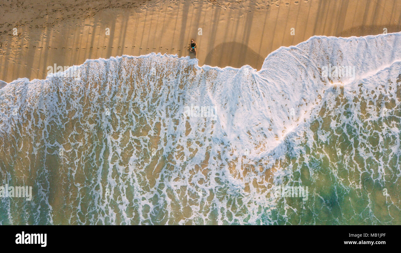 Birds eye beach shadow hi-res stock photography and images - Alamy