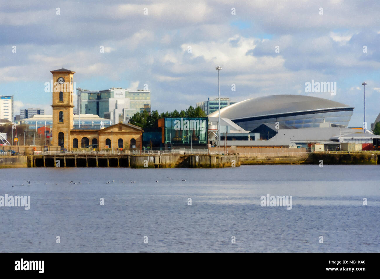 Clydeside single malt scotch whisky distillery hi-res stock photography ...