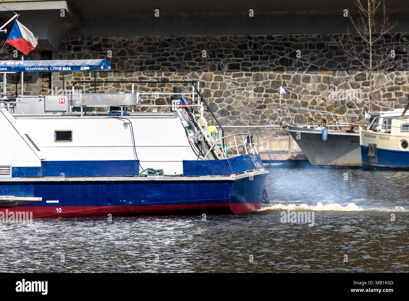 Ship diesel engine exhaust Stock Photo - Alamy