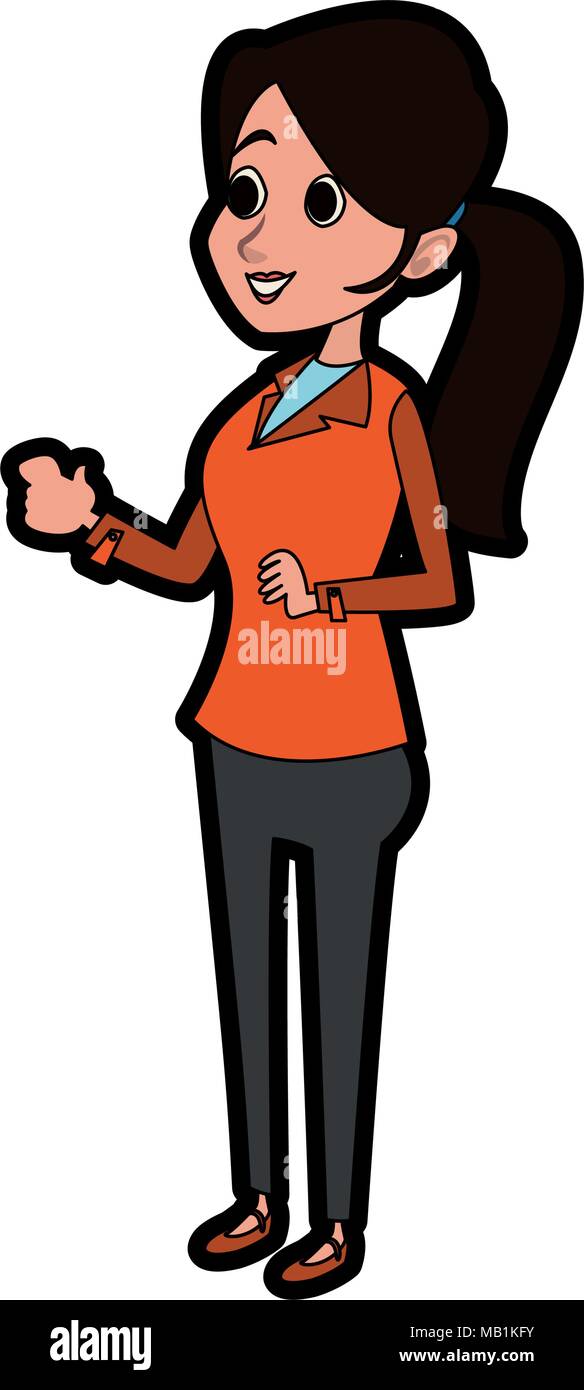 Executive woman cartoon Stock Vector Image & Art - Alamy