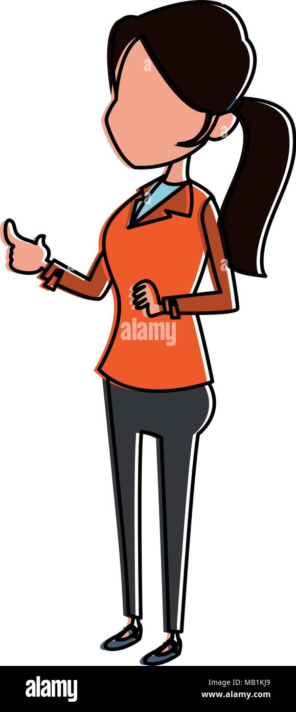 Executive woman cartoon Stock Vector Image & Art - Alamy