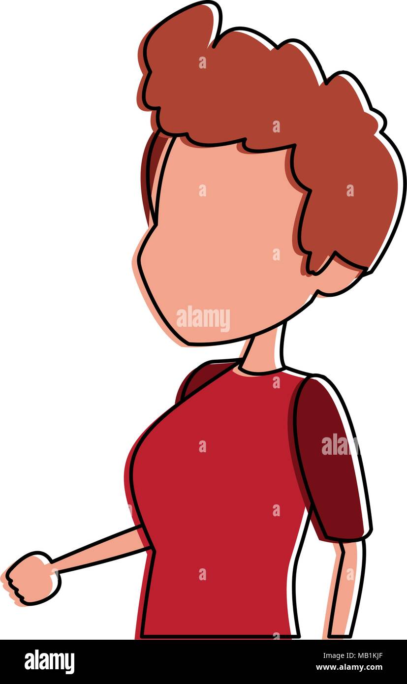 Woman faceless cartoon Stock Vector Image & Art - Alamy