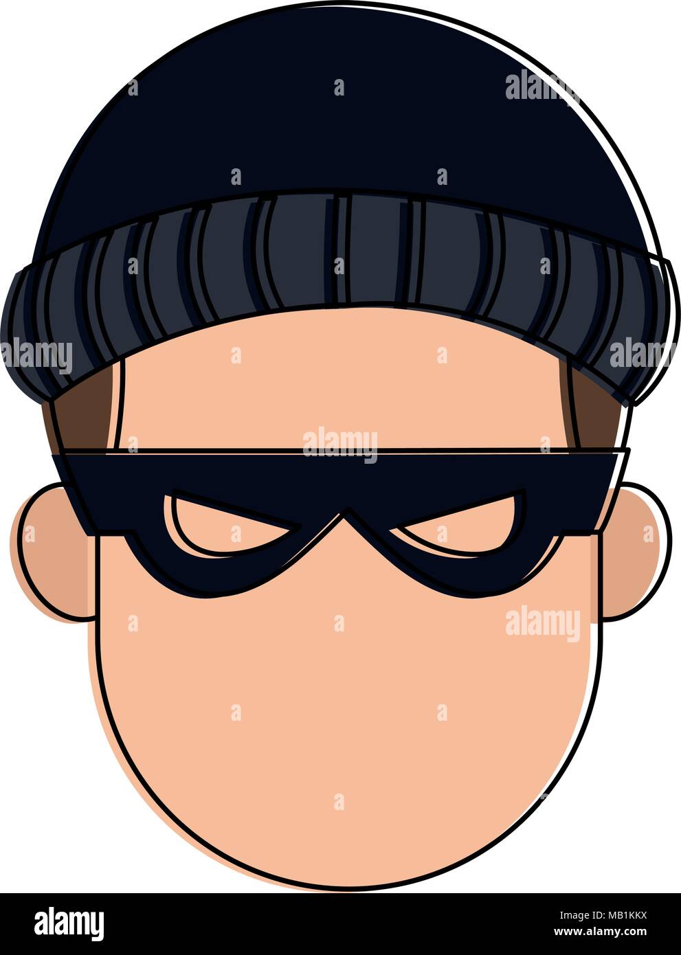 Thief man cartoon Stock Vector Image & Art - Alamy