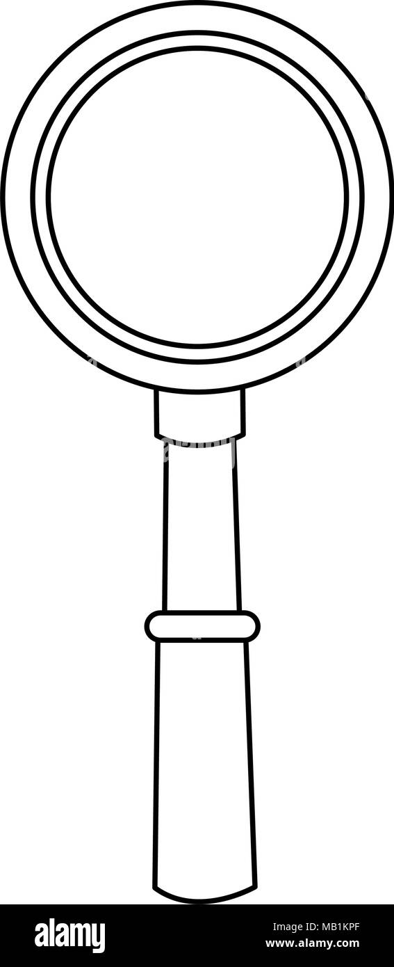 Magnifying glass symbol Stock Vector Image & Art - Alamy