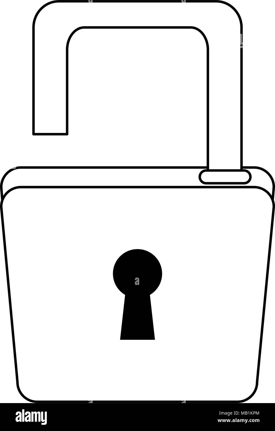 Padlock security symbol Stock Vector Image & Art - Alamy