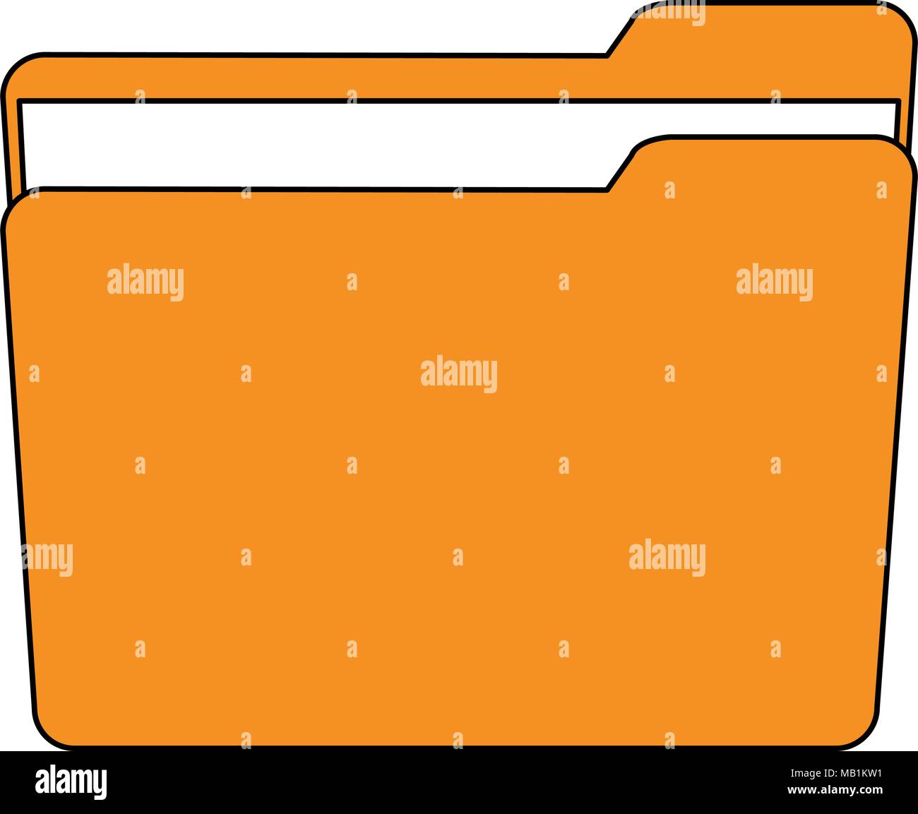 Folder with documents symbol Stock Vector Image & Art - Alamy