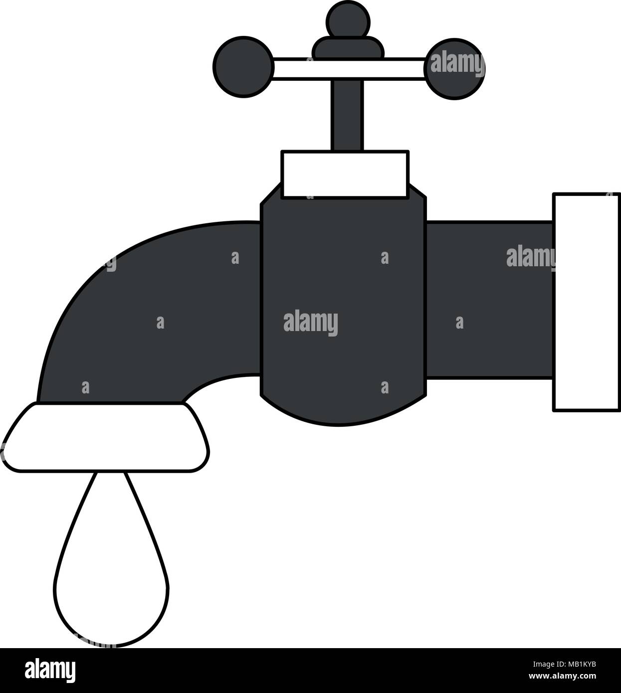 Water faucet symbol Stock Vector Image & Art - Alamy