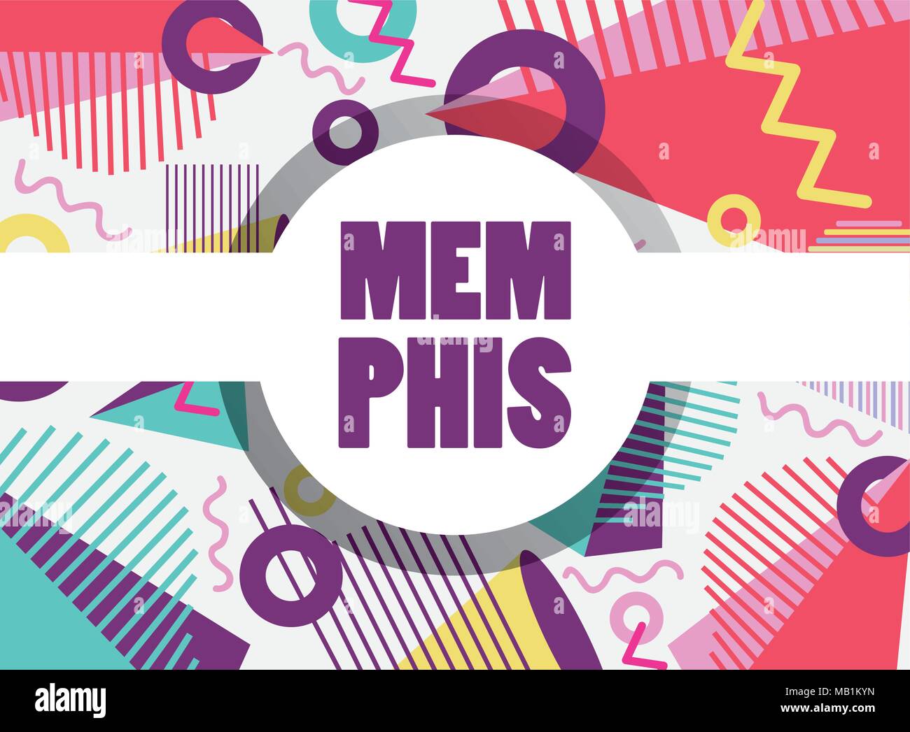 Memphis template and background Stock Vector Image & Art - Alamy